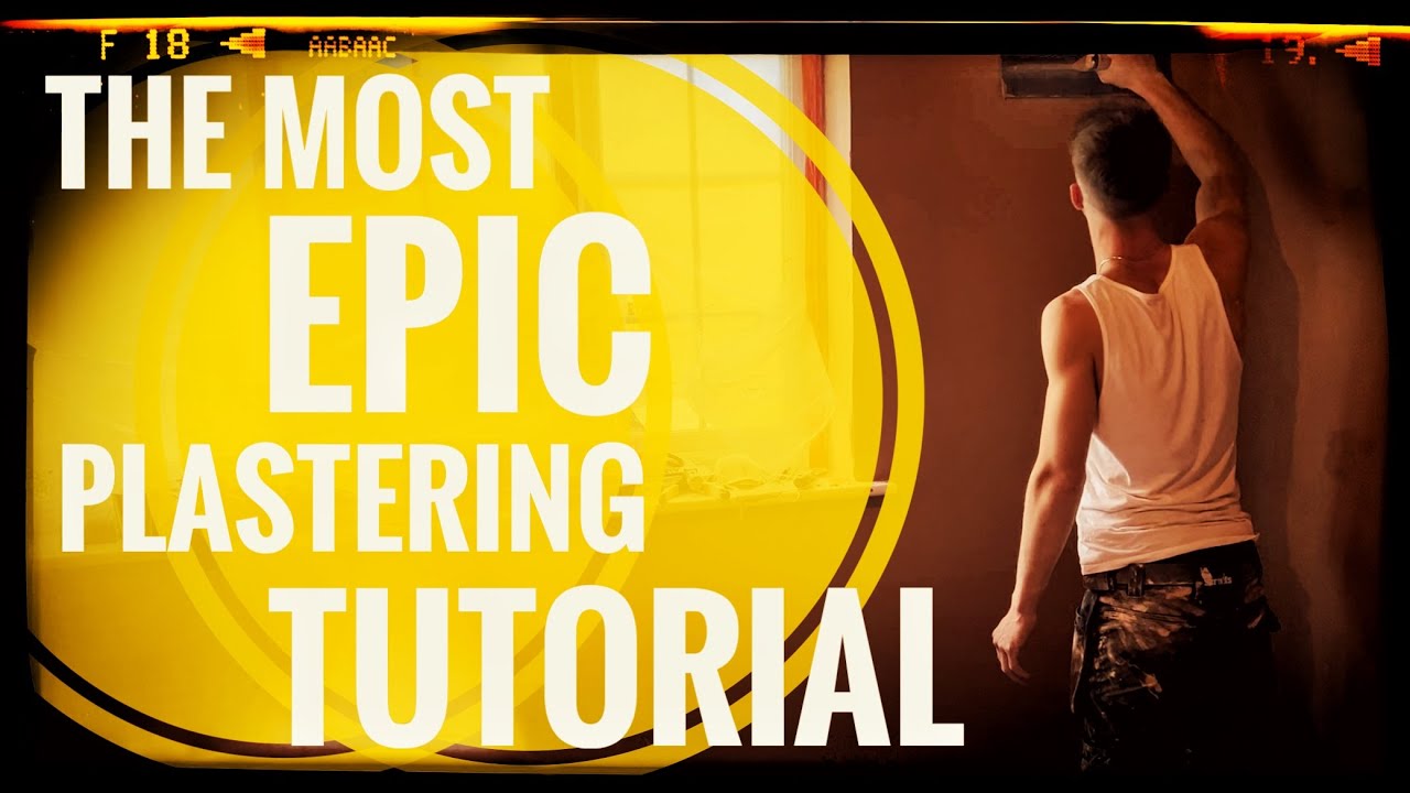 THE MOST EPIC PLASTERING TUTORIAL in the world, like, ever! Plastering ...