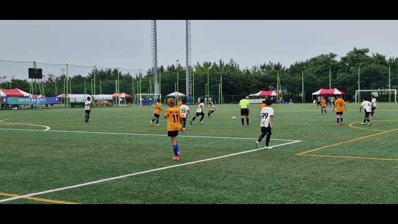 20250713 인천송도국제대회 U11 원주리더스FC VS 강바시블루 전반전 - YouTube