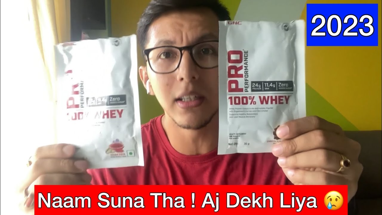 GNC Pro 100% Whey Protein Honest Review & Purity Test With MB Pro Check ...