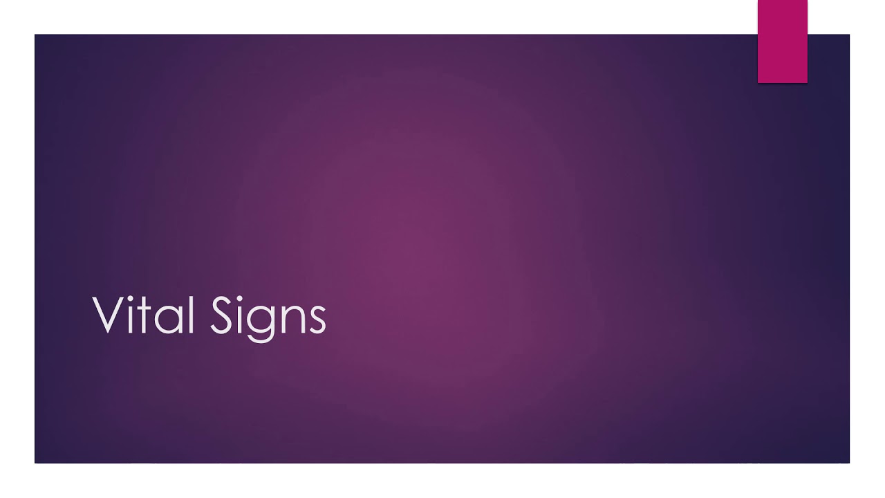 Vital Signs A Theoretical Overview YouTube Vital Signs A Theoretical Overview YouTube