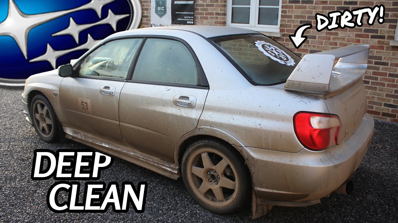 Cleaning a Super MUDDY Subaru WRX - ASMR Exterior Detailing - YouTube