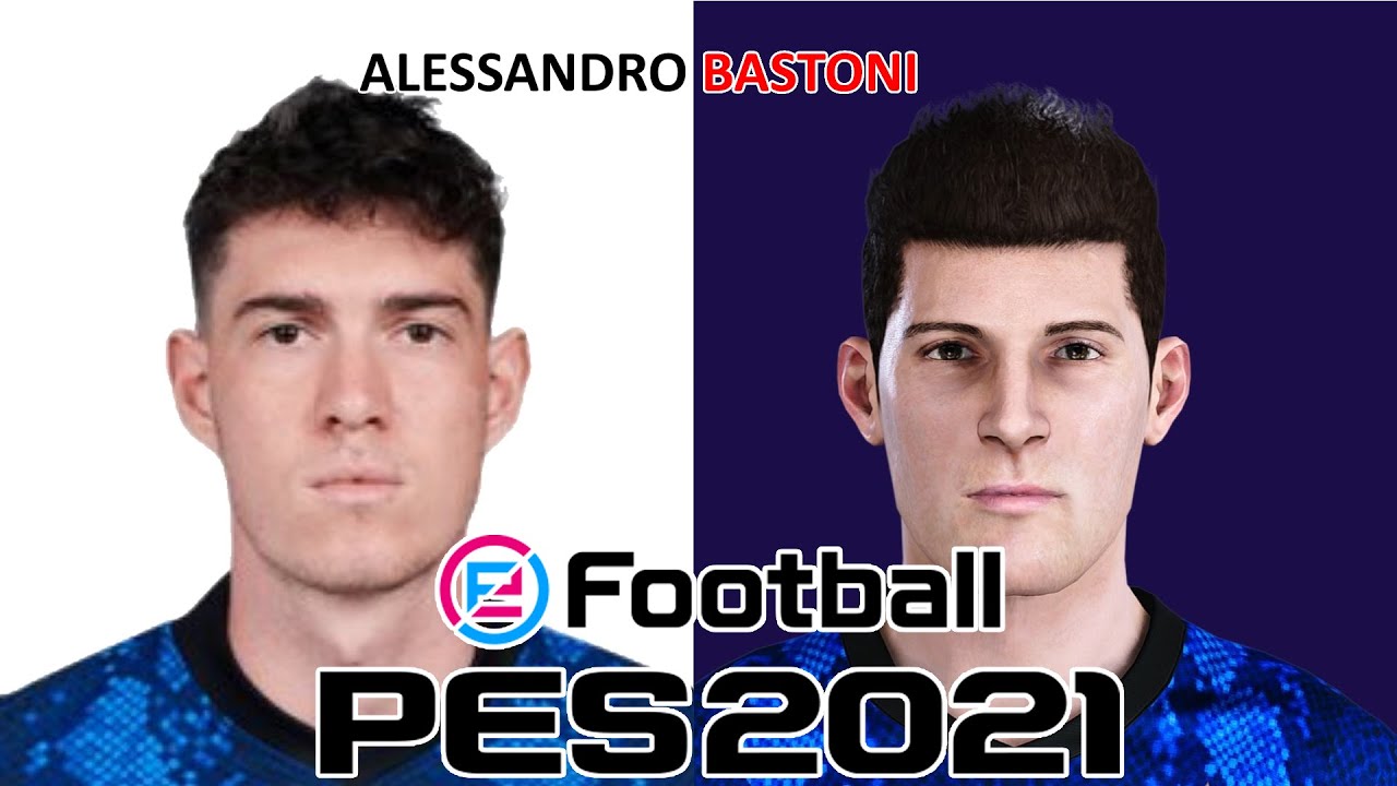 ALESSANDRO BASTONI | PES 2019/2020/2021 | FACE BUILD & STATS - YouTube