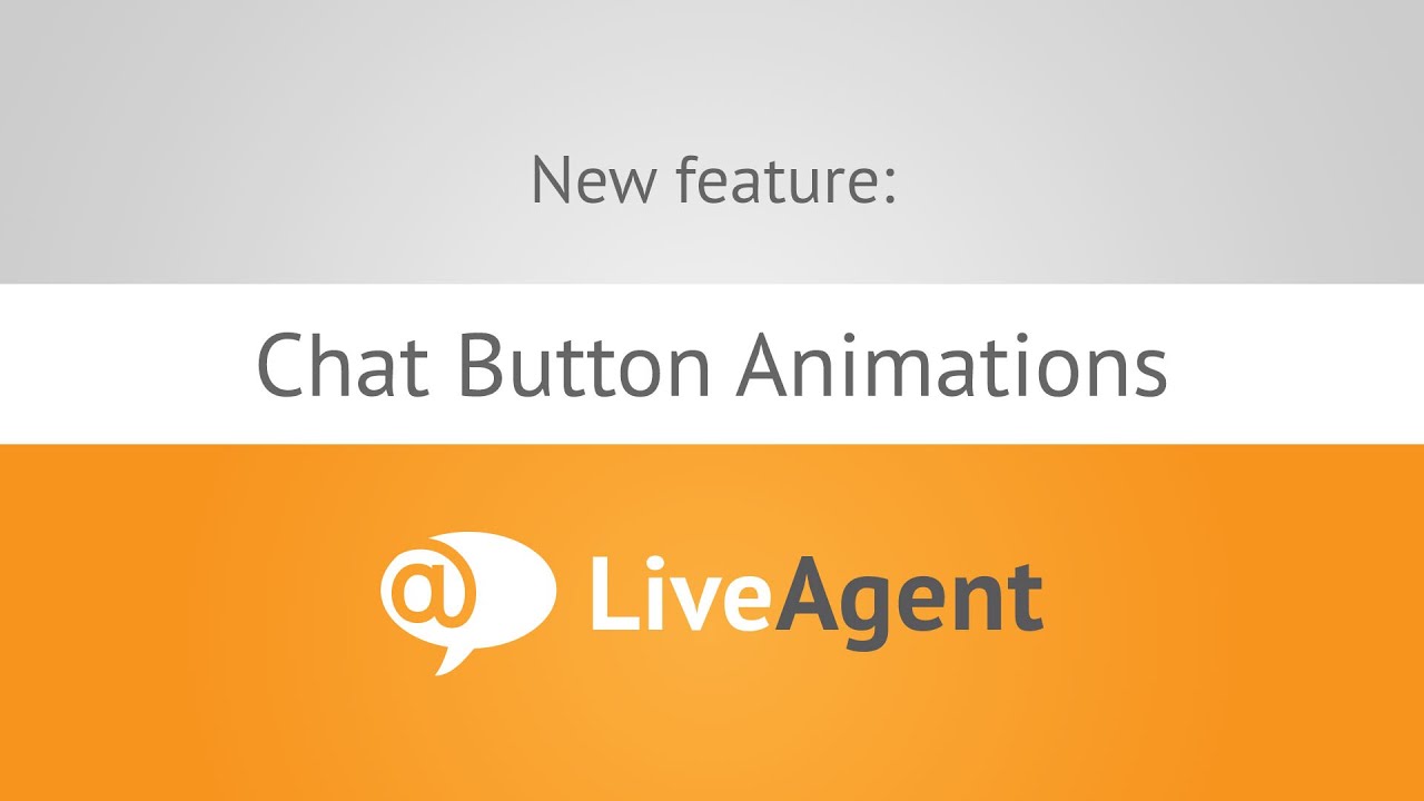 Chat Button Animations | www.liveagent.com - YouTube
