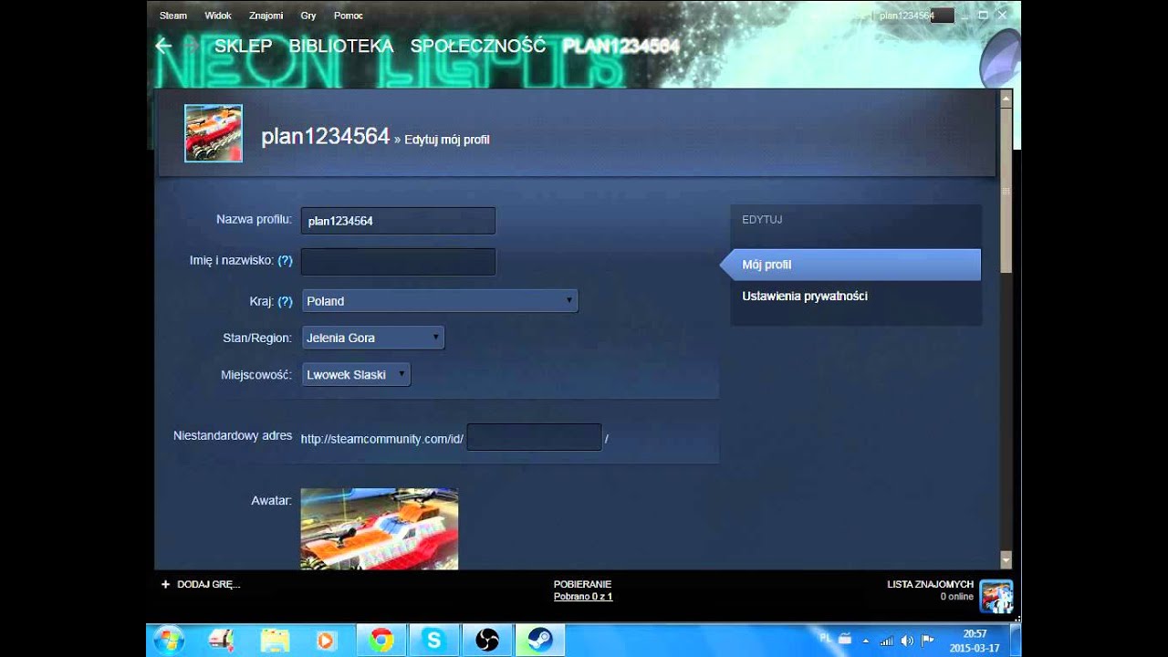Poradniki do Steam: jak zmieniać nick - YouTube
