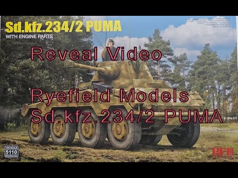 Reveal video, Ryefield Models Puma German WW2 Armoured Car - YouTube