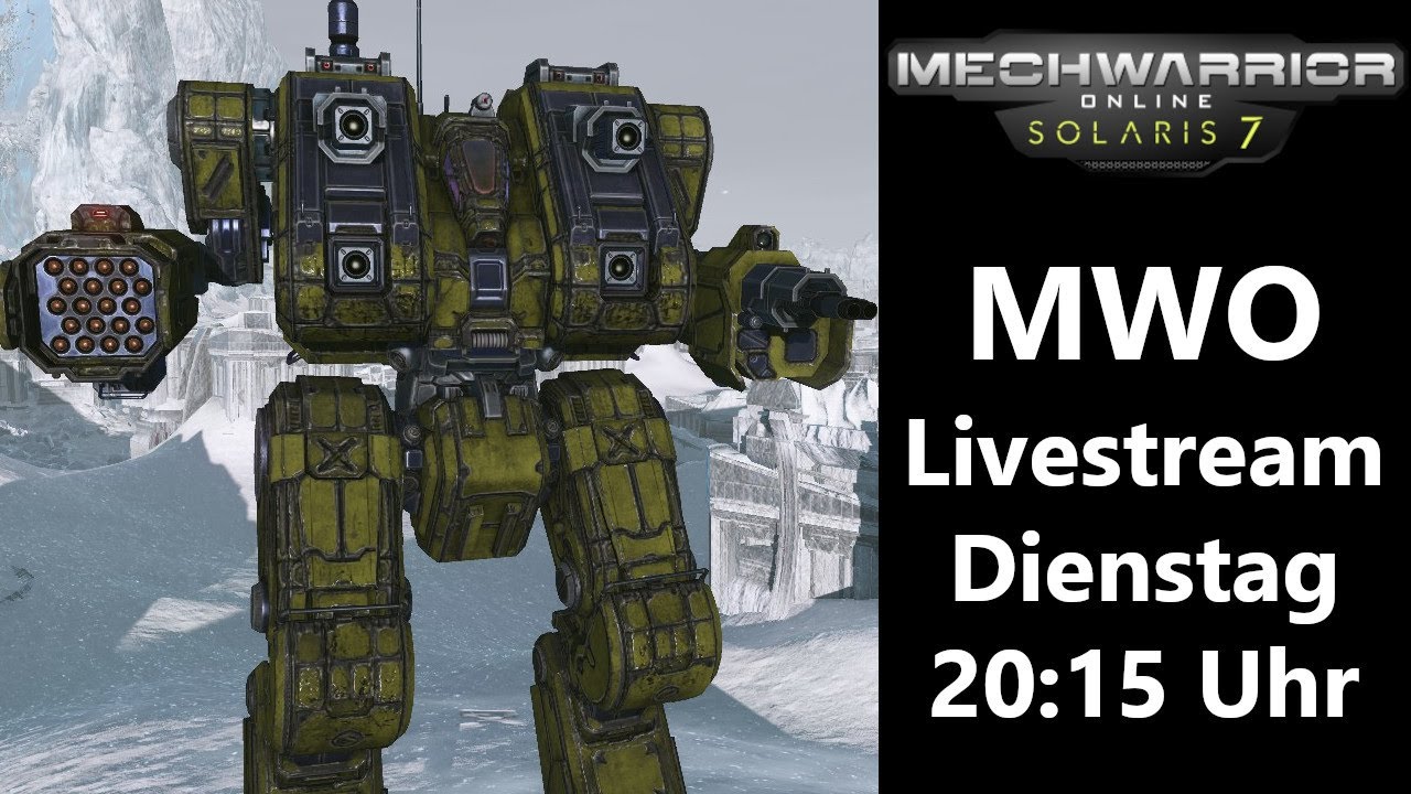 MWO - Mechwarrior Online - Stream am 25.01.2022 - deutsch/german - YouTube