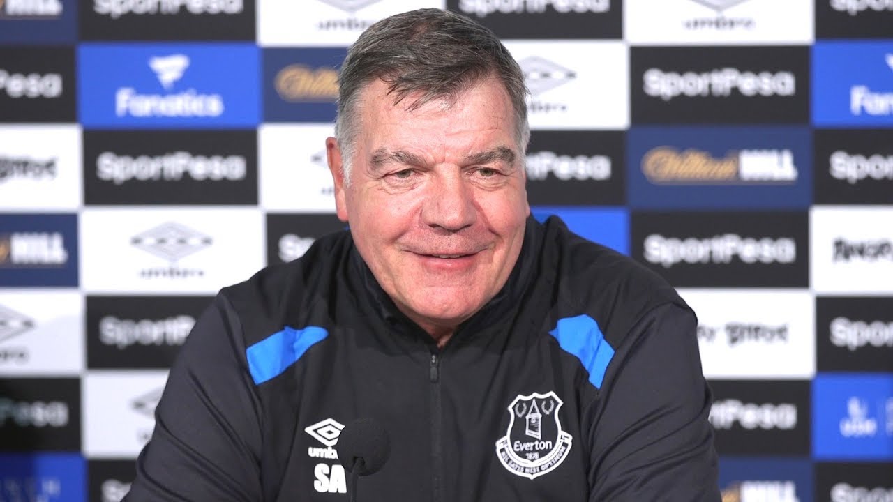 Sam Allardyce's First Full Press Conference After Becoming Everton ...