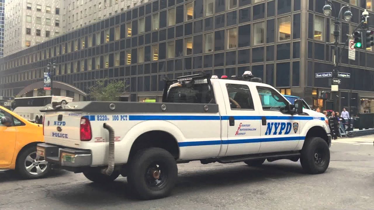 RARE NYPD PICK UP TRUCK PATROLLING ON LEXINGTON AVENUE IN MIDTOWN ...