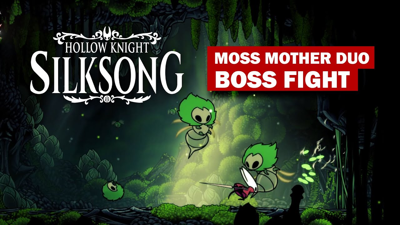 MOSS MOTHER DUO Boss Fight - Hollow Knight Silksong - YouTube