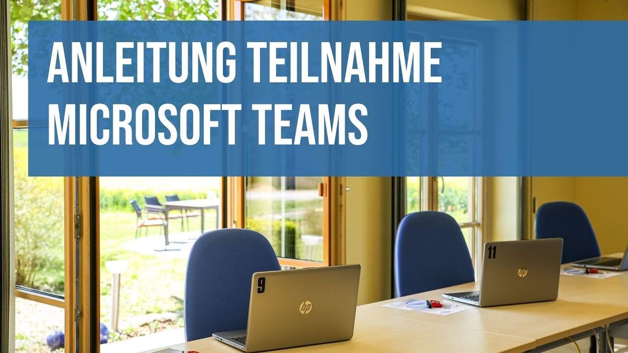 Anleitung Teilnahme an einem Online-Seminar mit MicrosoftTeams - YouTube