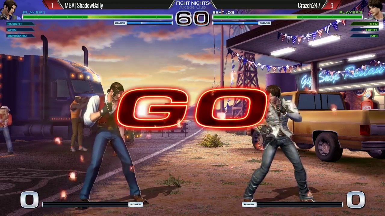 MBA Fight Night Deathmatch - ShadowBally Vs Crazeh247 (17/8/17) - KoF ...