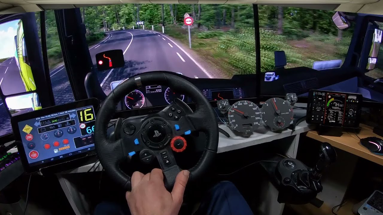 Euro truck simulator 2 🚚 OpenBeta 1.40🚚 G29 🚚Triple Monitor🚚 S#2 - YouTube