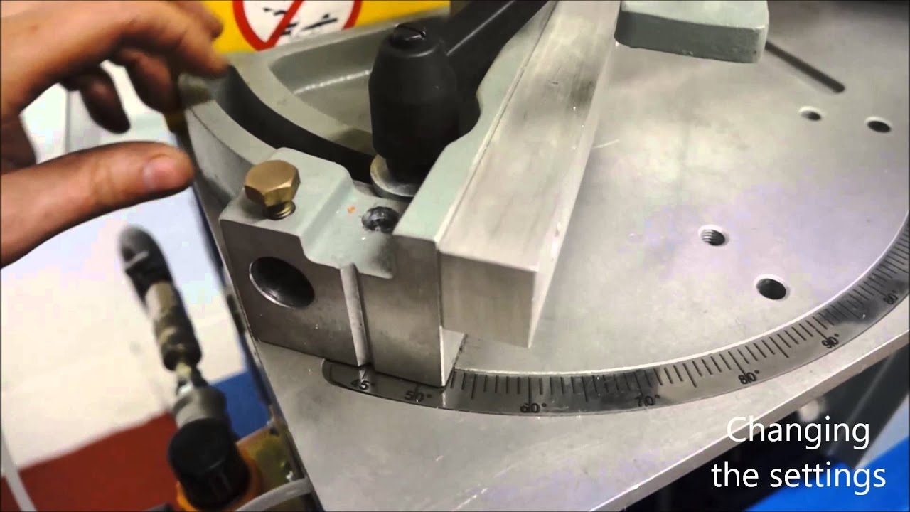 Pertici ML 123s End Miller - Window Machinery Search - YouTube