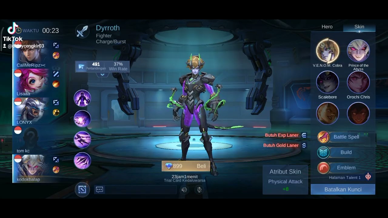 skin dyrot terbaru2023 #MLBBALLSTAR #mlbbhighlights #bethesuperstar # ...