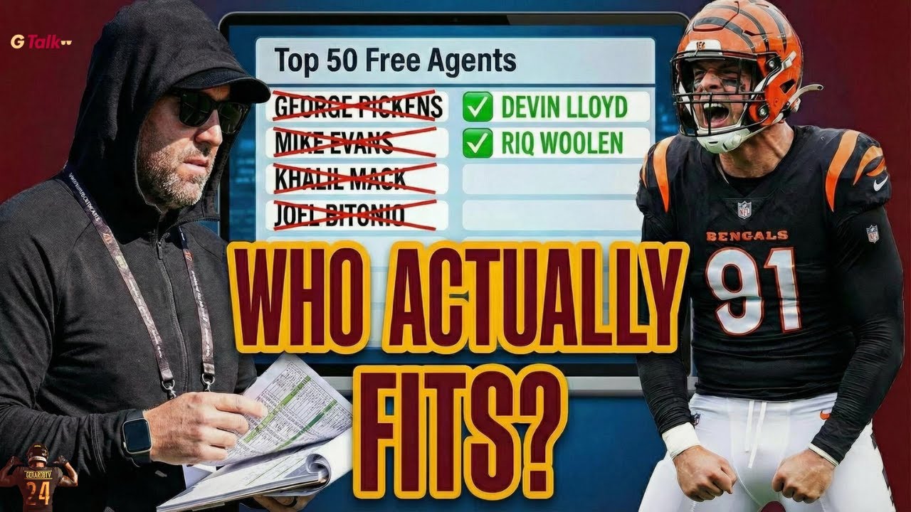 ESPN Ranked the Top 50 Free Agents — Who ACTUALLY Fits the Commanders ...