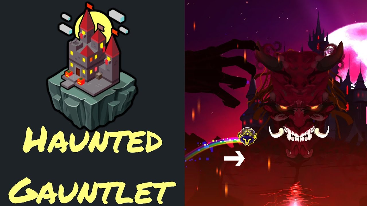 Haunted Gauntlet completed (all levels & all coins) | Geometry Dash 2.2 ...