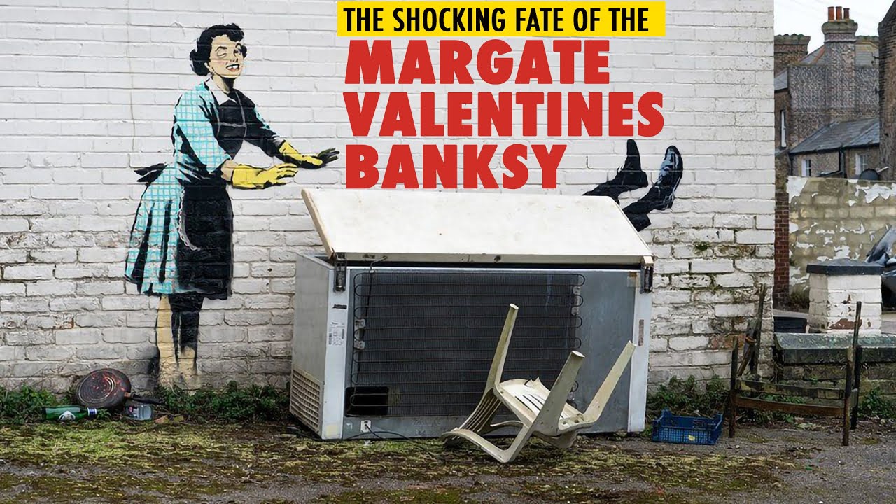 Banksy's SHOCKING Valentine's Day Street Art in Margate! - YouTube