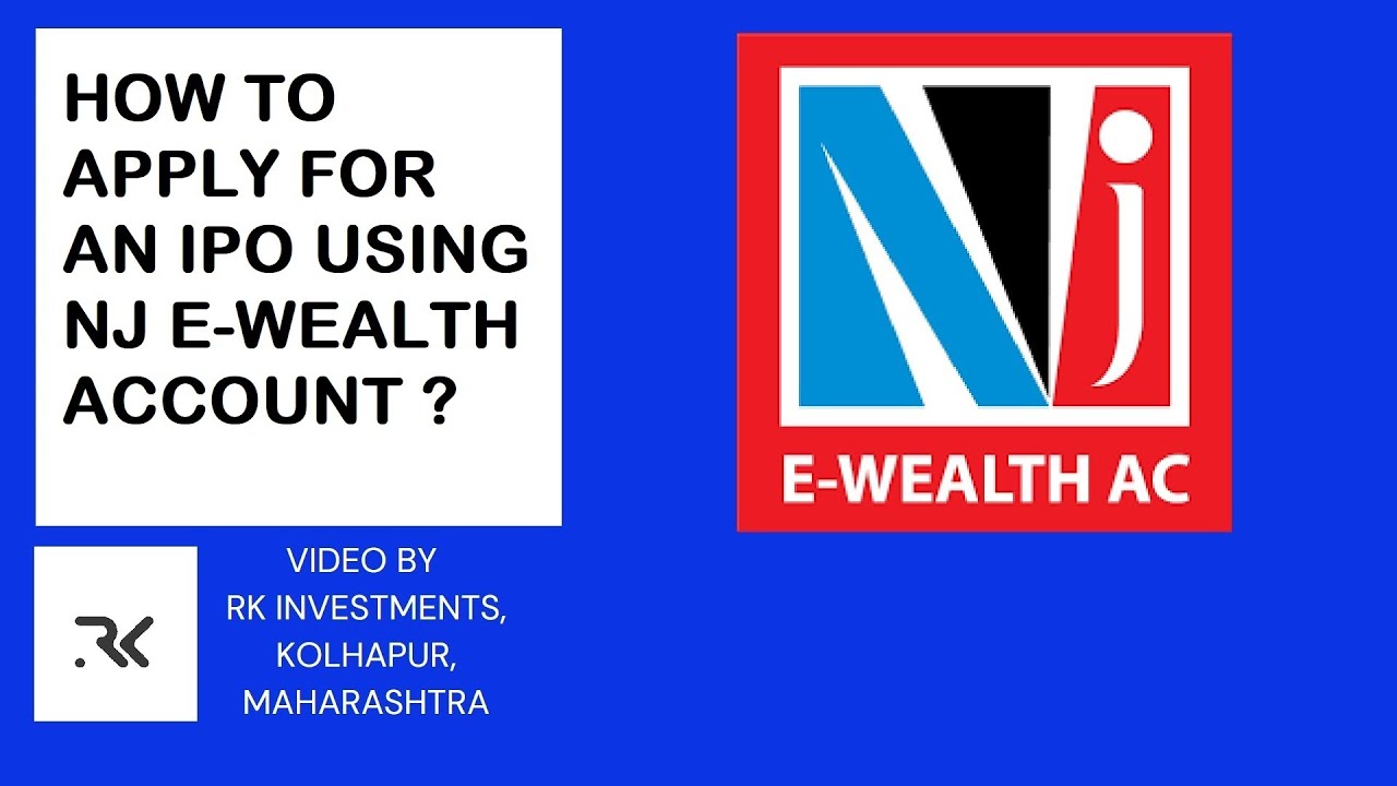 IPO PURCHASE USING NJ EWEALTH APP - YouTube