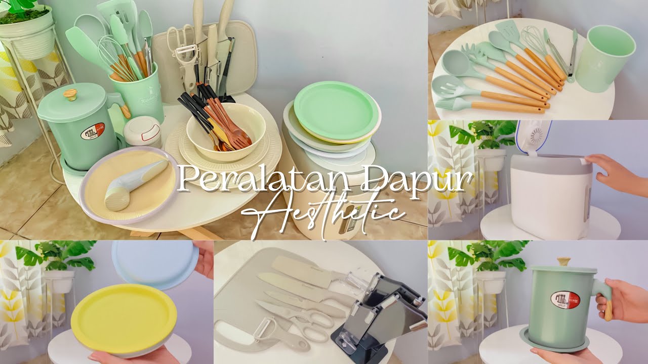 [part 1] shopee haul peralatan dapur aesthetic 🌠 #rizukaofficial - YouTube