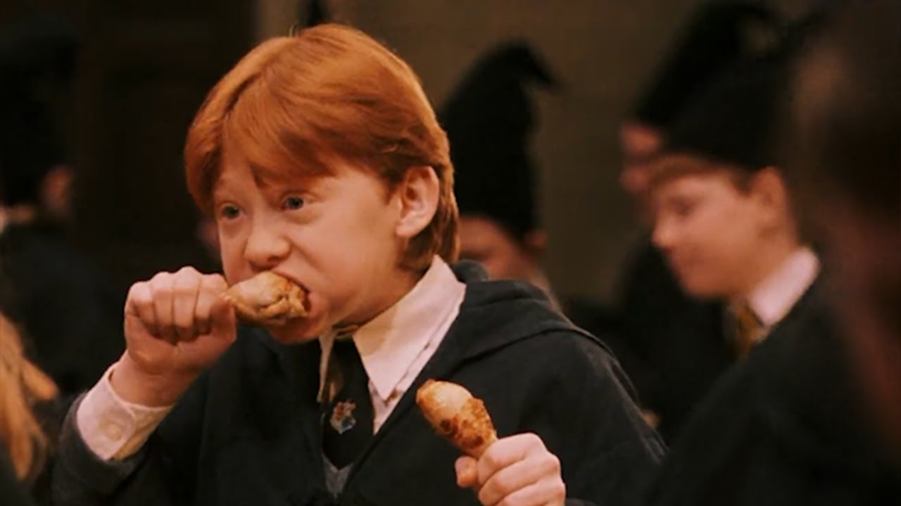 Ron eating - YouTube