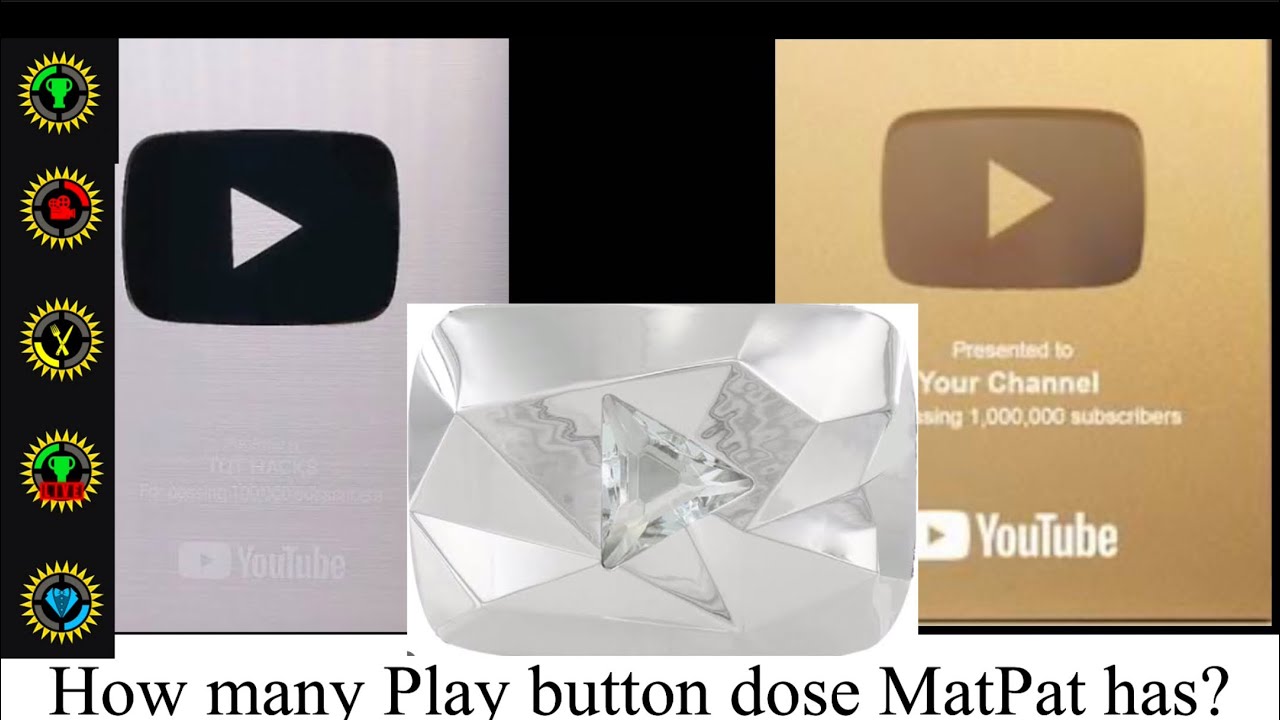 How many Play button dose MatPat Has? - YouTube