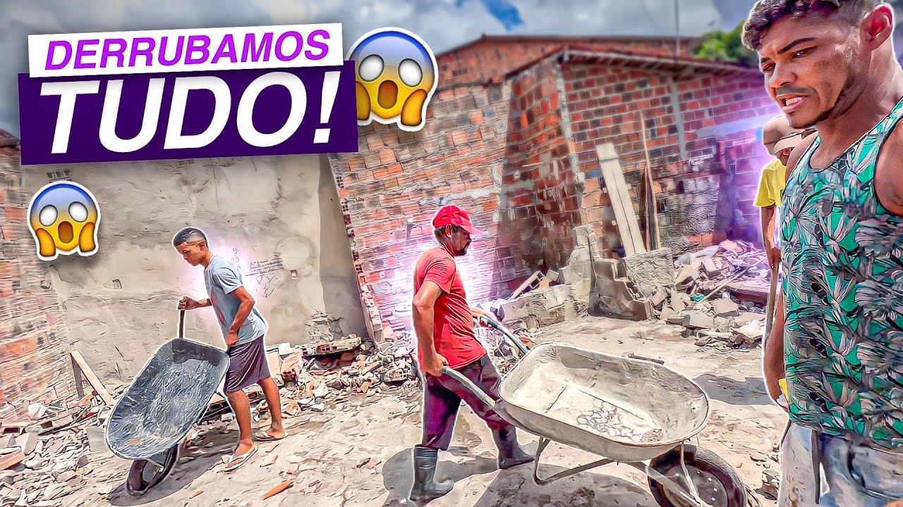 A CASA DE SEU ANTÔNIO JÁ TÁ NO CHÃO | TURMA DO MANE - YouTube