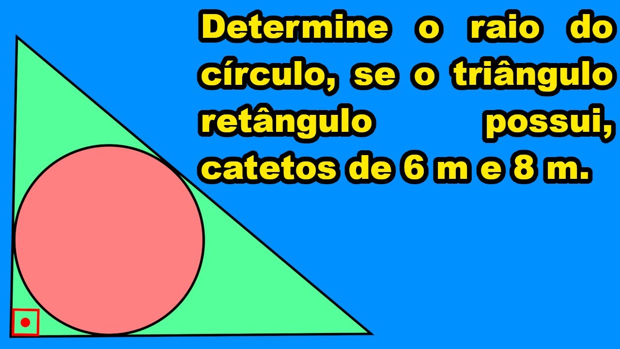 Resolvendo uma QUESTÃO de CÍRCULO e TEOREMA DE PITÁGORAS - YouTube