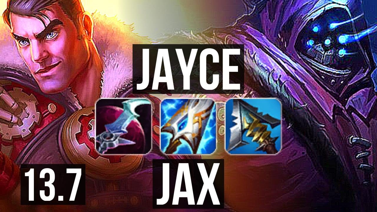 JAYCE vs JAX (TOP) | 8/1/6, 1.7M mastery, Godlike | KR Master | 13.7 ...