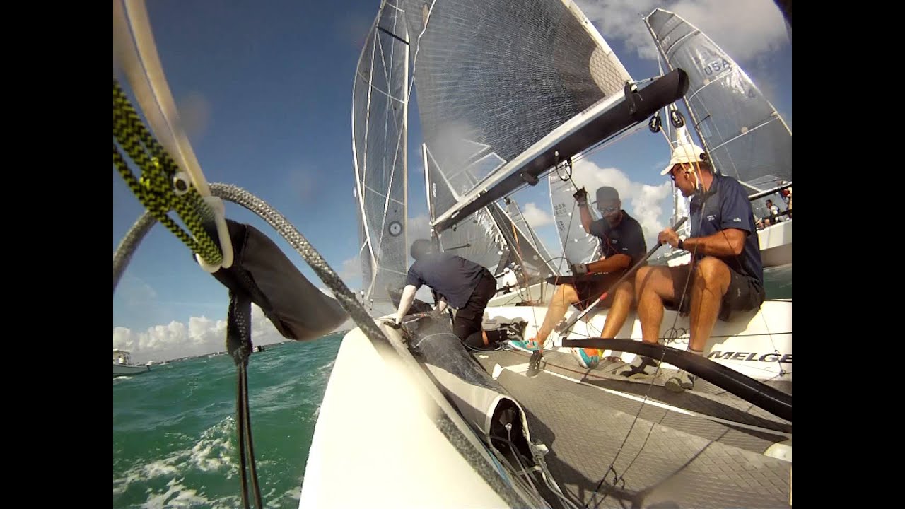 2013 Melges 20 Worlds, Le Rescator (USA 131): Day 1, Leeward Mark ...