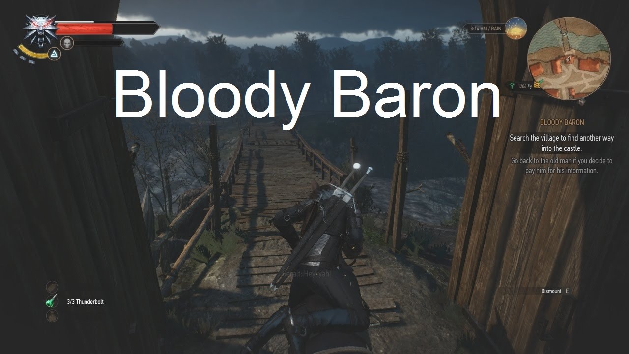 Find Another Way into the Castle - Bloody Baron - The Witcher 3 Wild ...