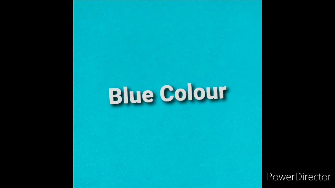 Learn blue color - YouTube