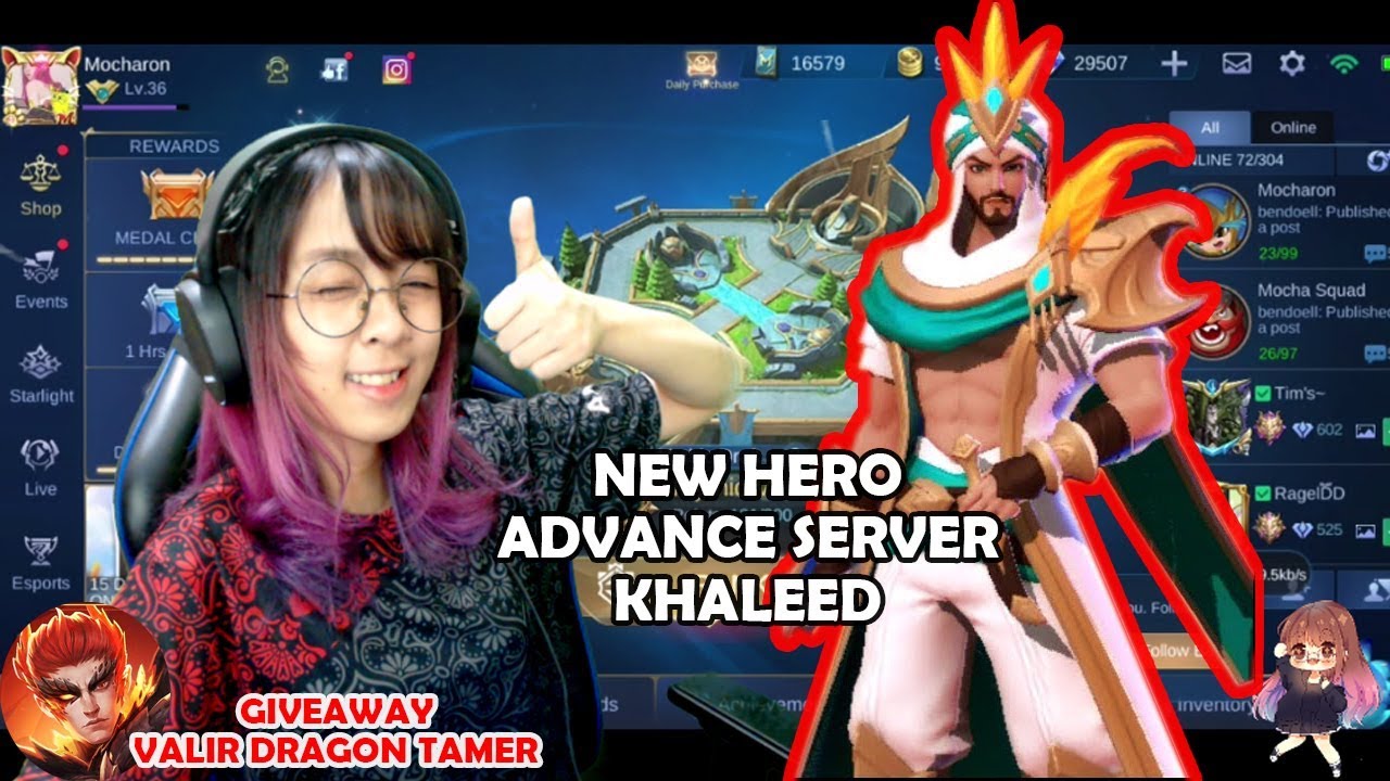 NEW HERO - KHALEED (SERVER ADVANCE) | MOBILE LEGENDS BANG BANG - YouTube
