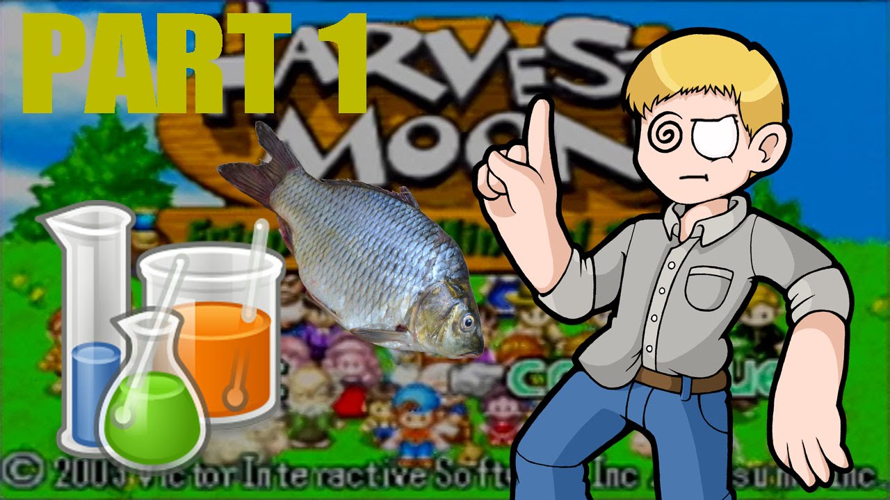 Harvest Moon FoMT Highlight Reel (Part 1)- Dang Fish you threw off ...