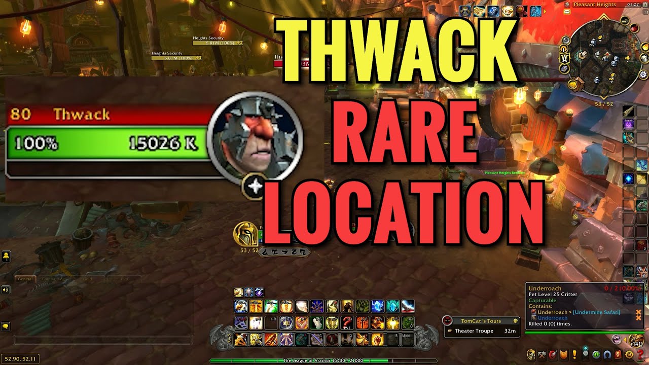 Thwack Rare Location (Adventurer of Undermine) (WoW TWW) - YouTube