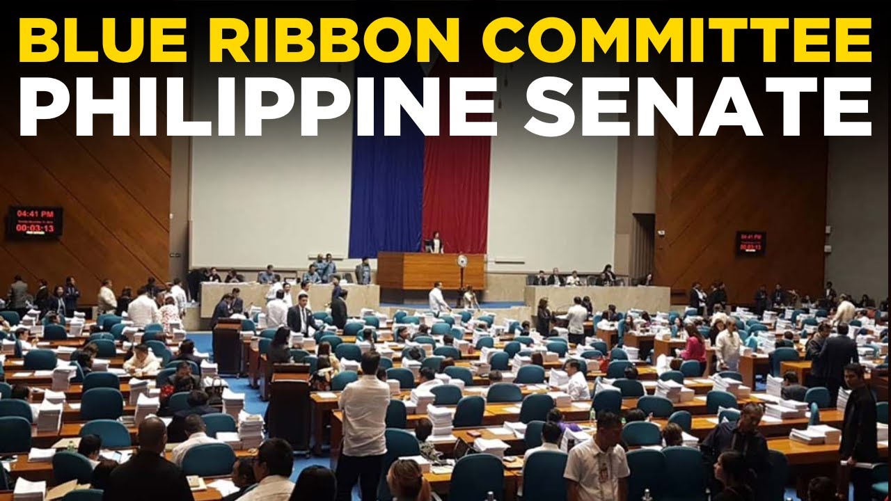 Philippines LIVE: Blue Ribbon Committee Probes on Alleged Corruption in ...