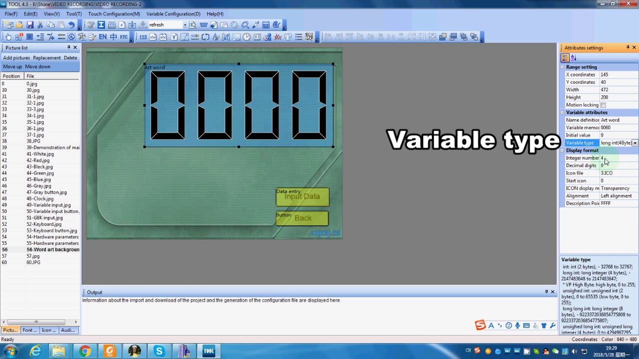 10-Art word variable - YouTube