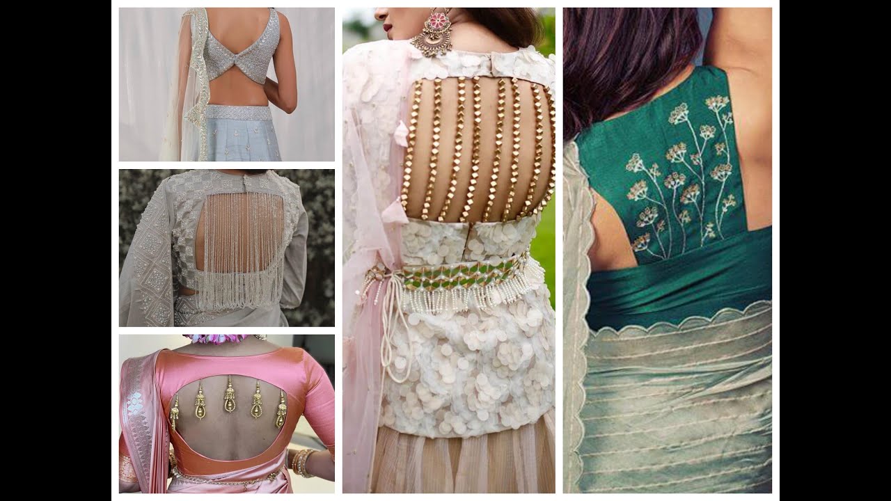 #StylishTrends 17720 Stunning Blouse back designs Exclusive Collections ...