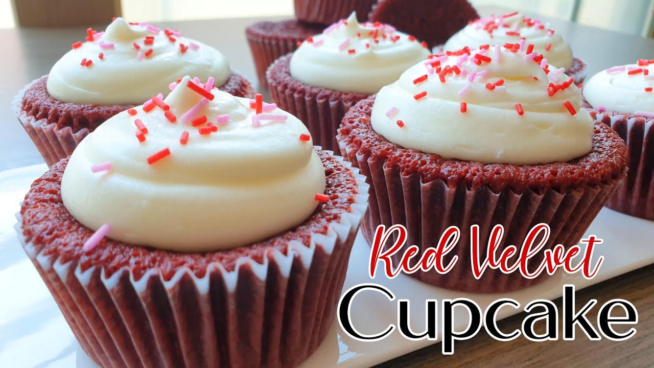 RED VELVET CUPCAKE | Pinoy juicy bites - YouTube
