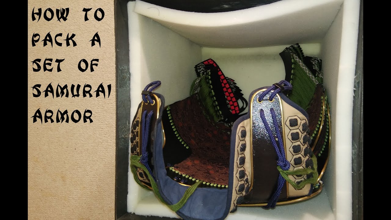 How do you pack samurai armor? (Yoroi bitsu) - YouTube