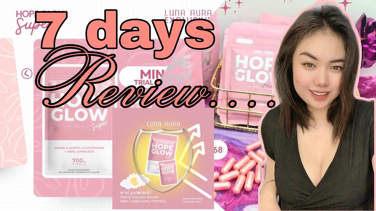 LUNA AURA HOPE GLOW MINI | 7 DAYS REVIEW | AIRA CEL BITANGCOL - YouTube