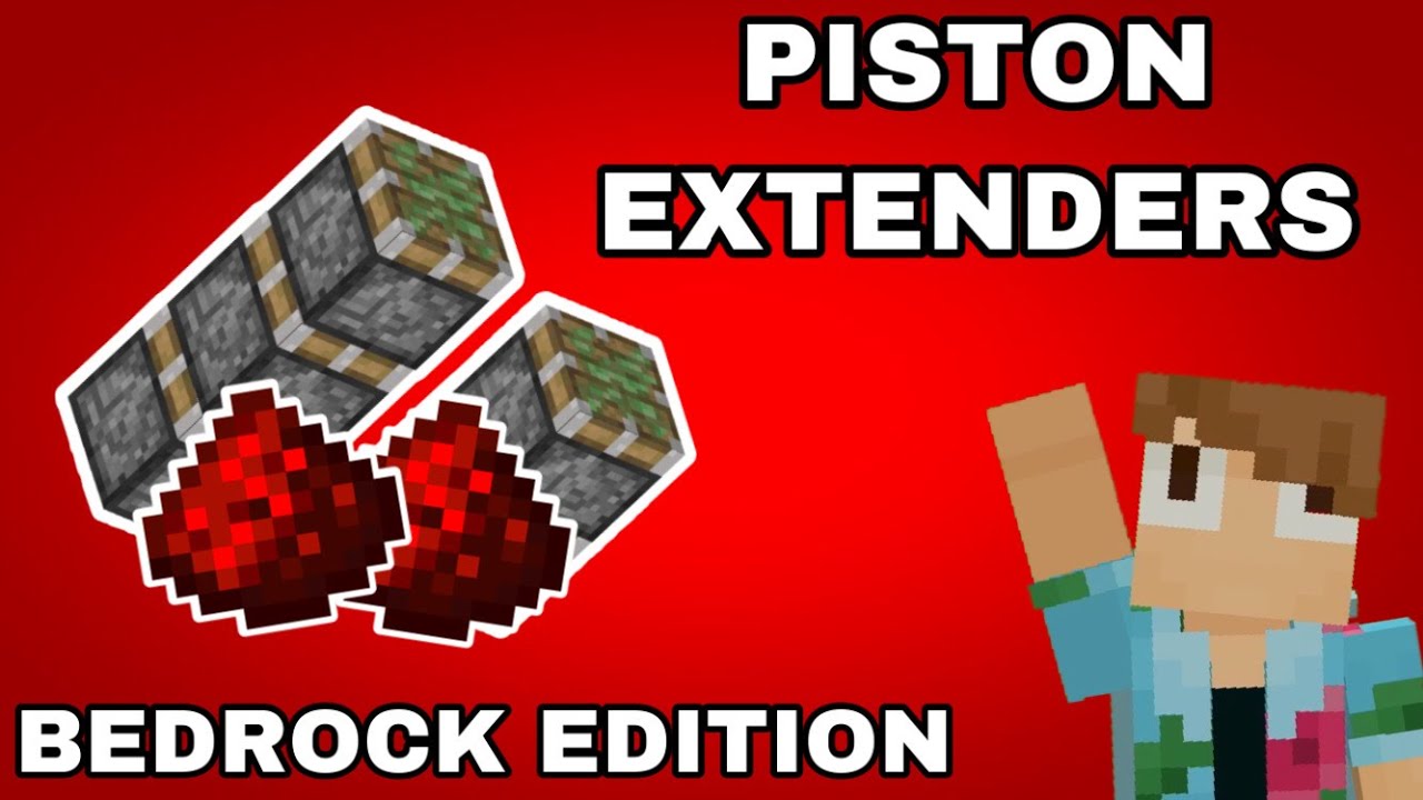 Piston Extenders - Triple and Double | Learning Minecraft Bedrock ...