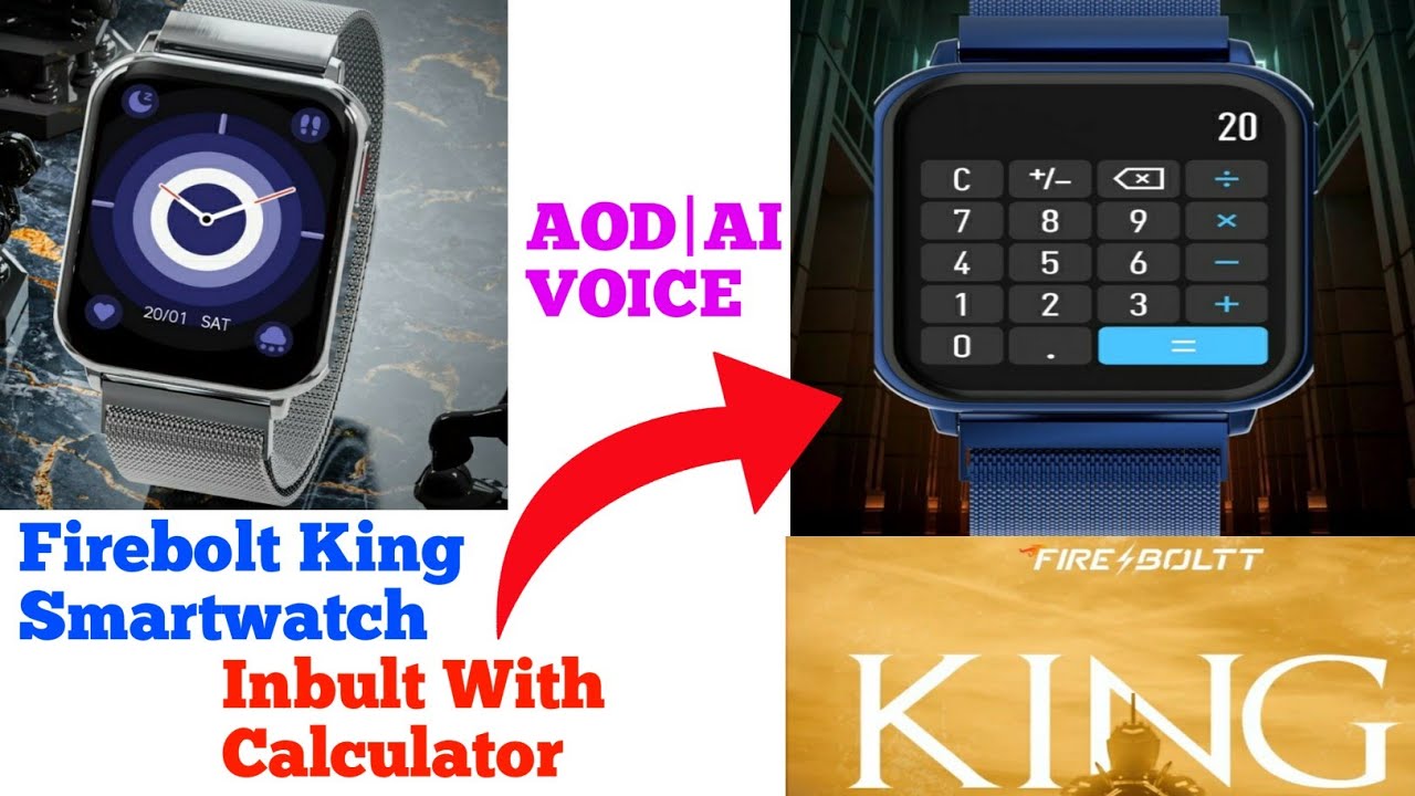 firebolt king smartwatch| Firebolt King Smartwatch #smartwatchclub # ...