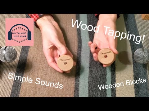 ASMR Wood Tapping Sounds Only! No Talking Wooden Blocks - YouTube