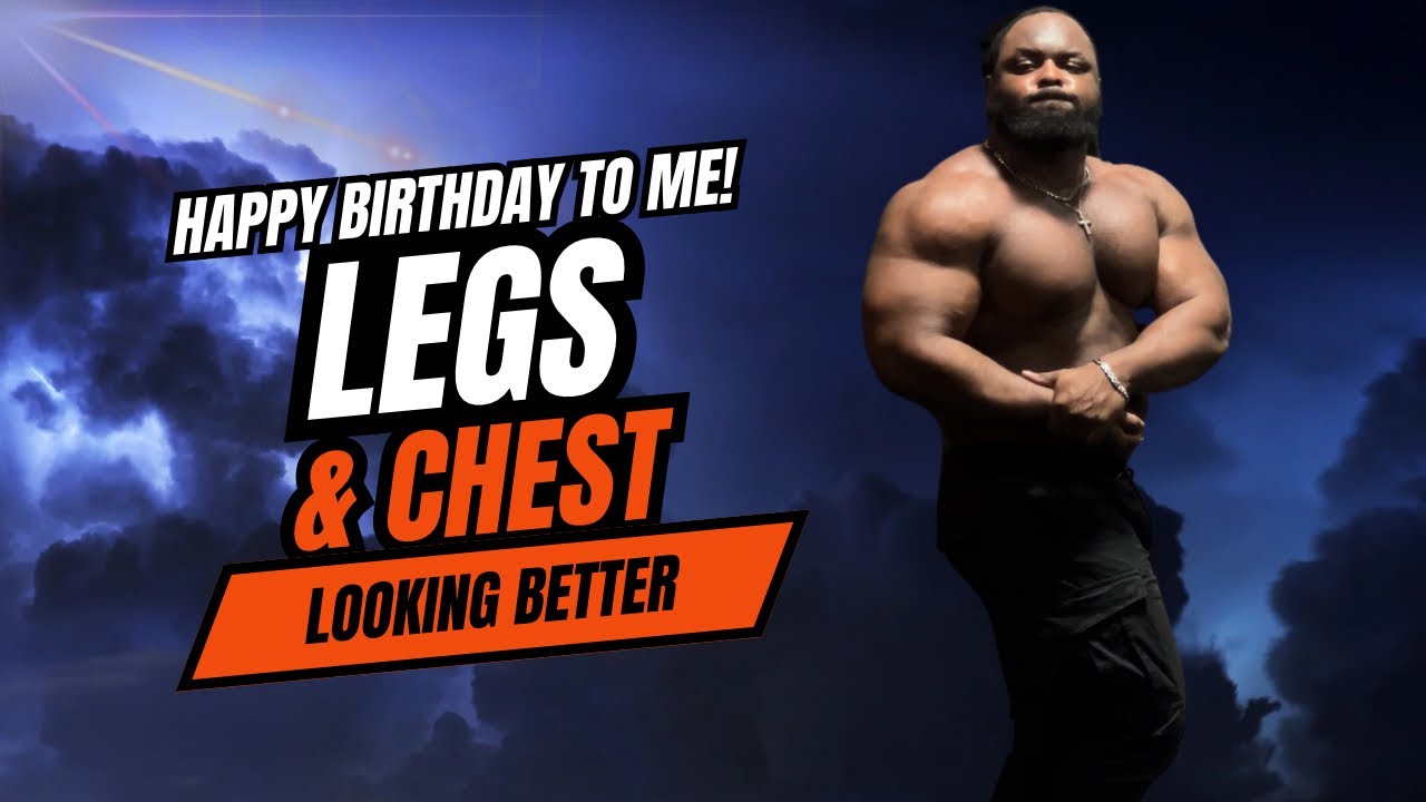 Birthday Leg Day Vlog | Chest & Legs Workout + Real Talk - YouTube