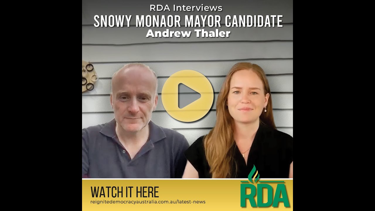 Andrew Thaler Interview with Monica Smit from Reignite Democracy ...