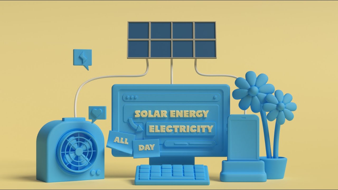 Solar Panel - Sustainable Energy [Motion Graphics] - YouTube