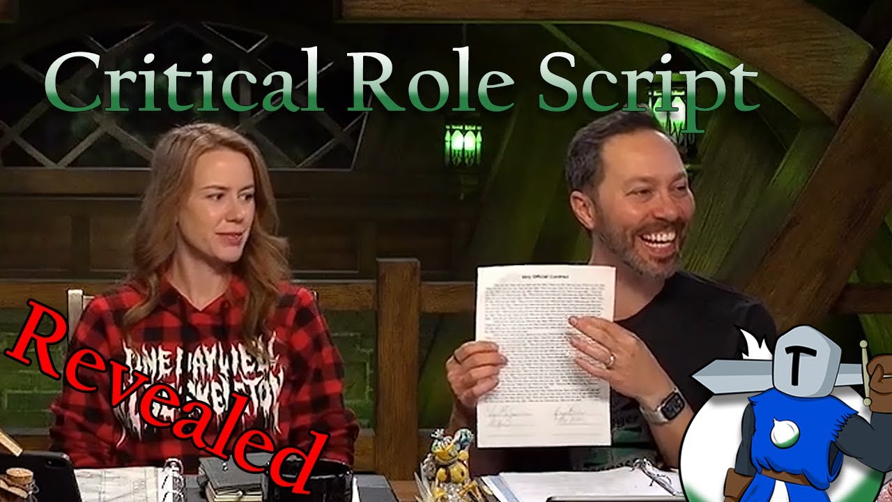 Critical Role Scripted Revealed - YouTube