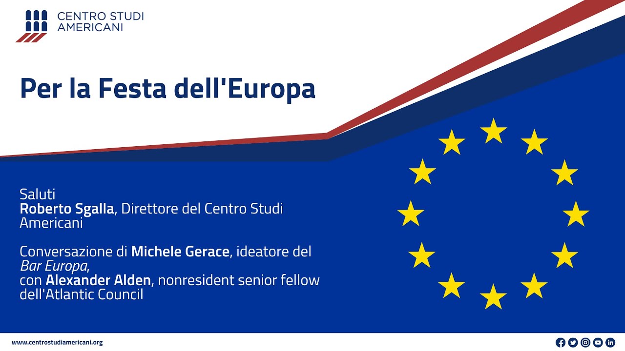 Per la Festa dell'Europa - conversazione di Michele Gerace con ...