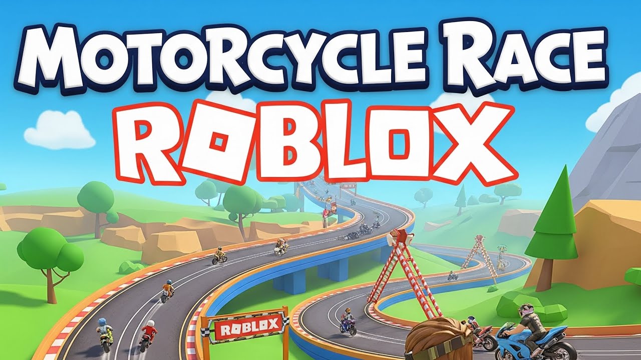 Roblox Motorcycle Race! - YouTube