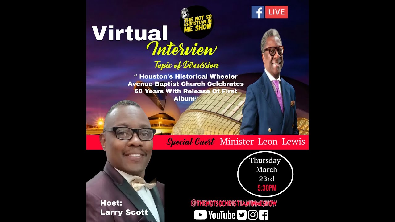 Host Larry Scott talks with Minister Leon Lewis - YouTube